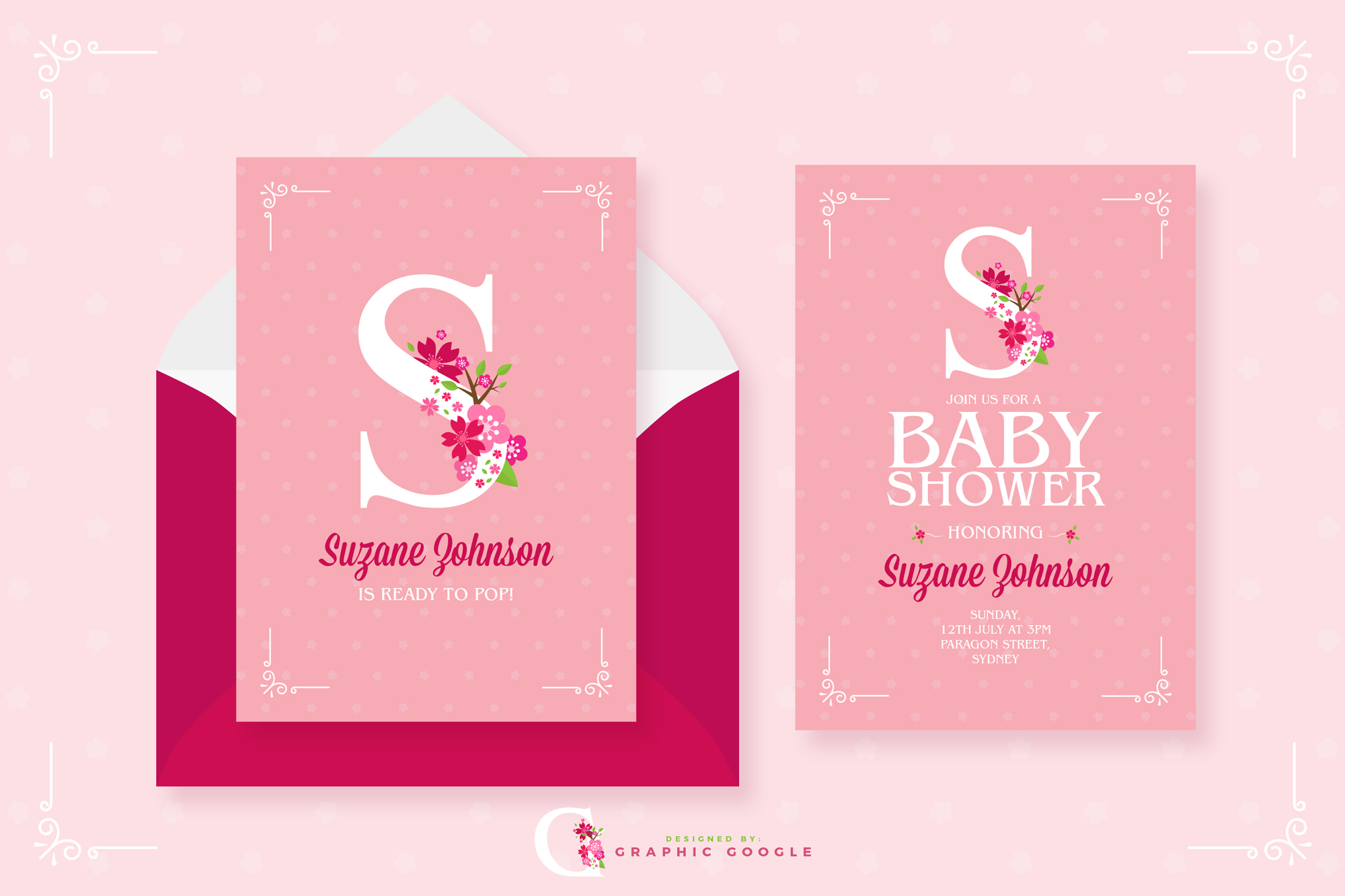 Free Baby Shower Invitation TemplateGraphic Google Tasty Graphic 