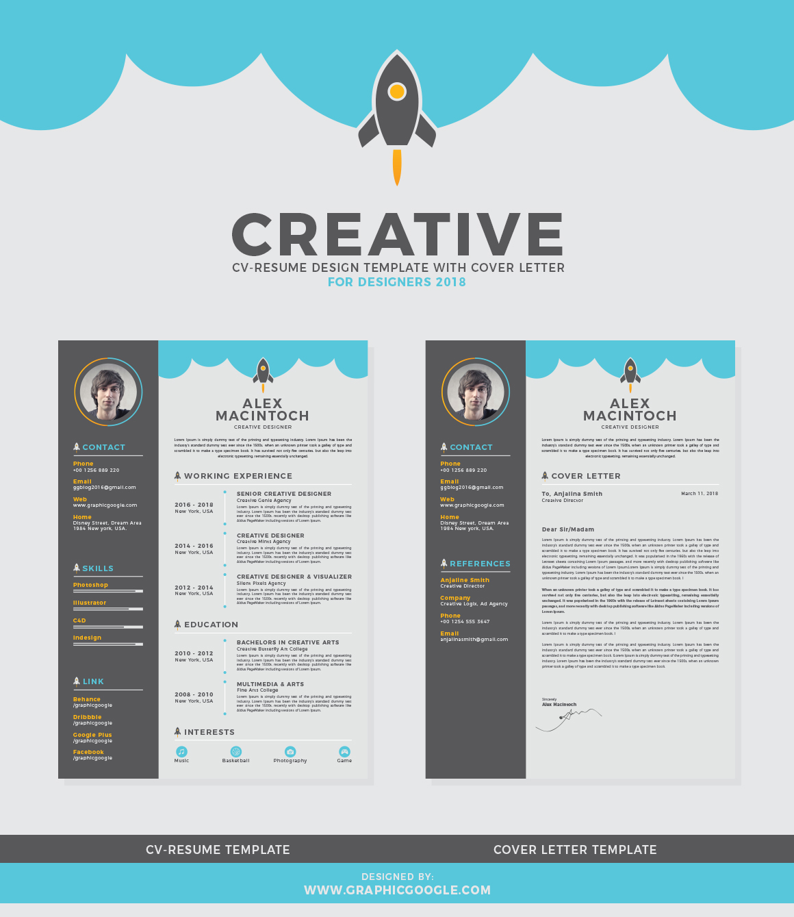 50 Design Resume Templates Images Infortant Document