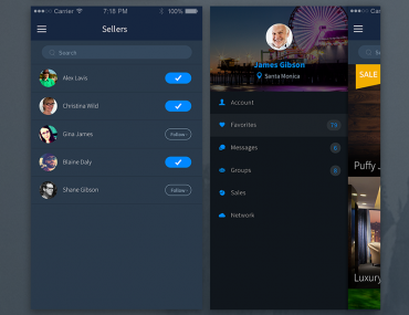 Free Sales App UI-UX Concept PSD - Graphic Google - Tasty Graphic ...