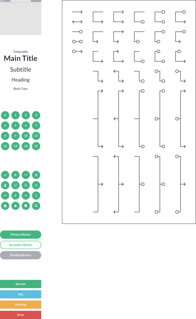 128 Free UI-UX Flowchart Cards - Graphic Google - Tasty Graphic Designs ...