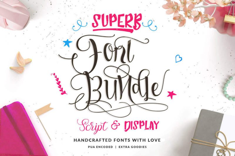 12 Superb Script & Calligraphy Fonts For Graphic Artists 2017