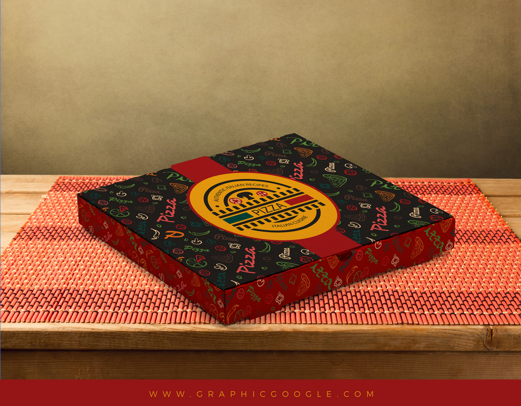 Pizza Box Design Template