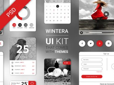 20 Free UI Kits Web Templates