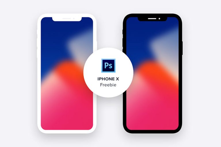 20 Free iPhone X Mockup Graphic Resources For Designers