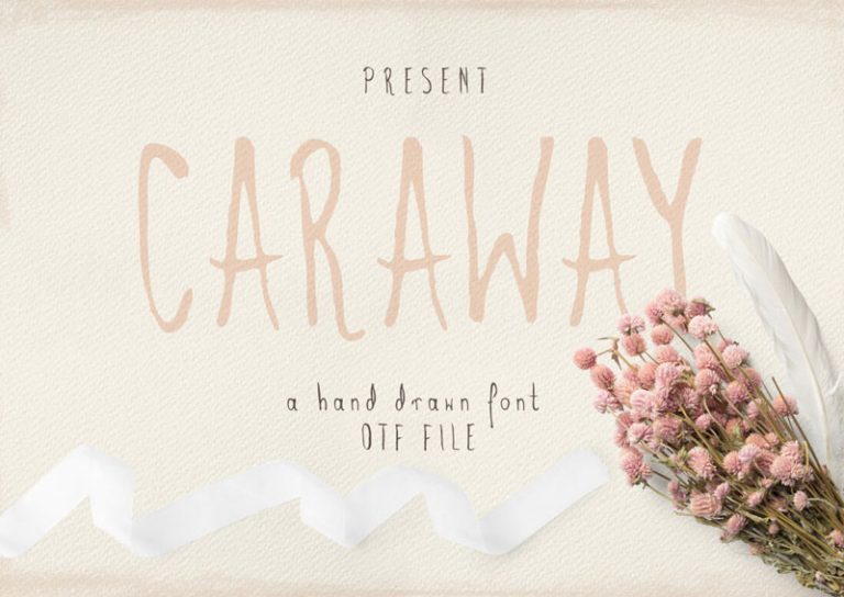 280+ Breathtaking Beautiful Hand Drawn Fonts With Watercolor Flowers