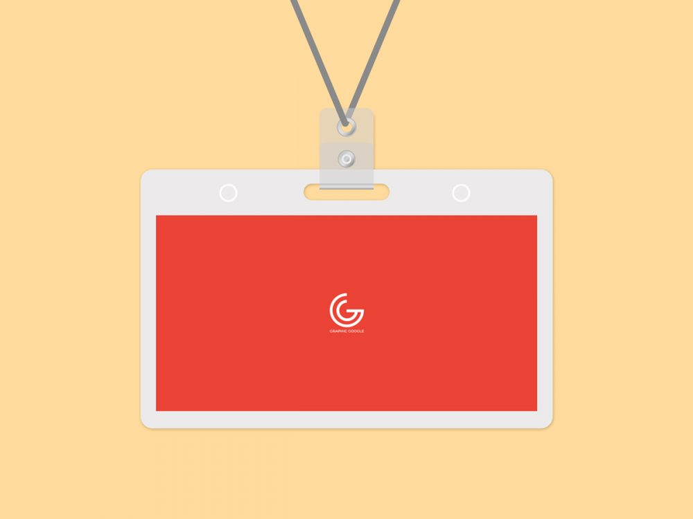 Free PSD Name Tag Badge Mockup Template - Graphic Google - Tasty ...