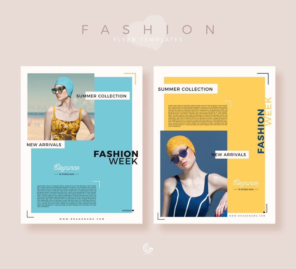 Free Summer Collection Fashion Flyer Templates For 2019 - Graphic ...