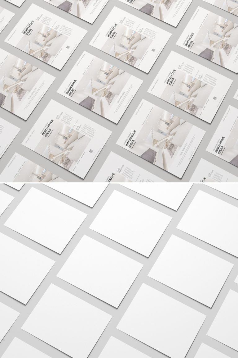 Free PSD Elegant Letter Size Flyer Mockup Template - Graphic Google ...