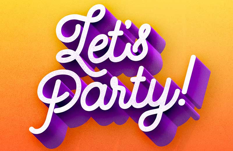 Trick for Creating 3D Text in Photoshop Graphic Google Tasty 