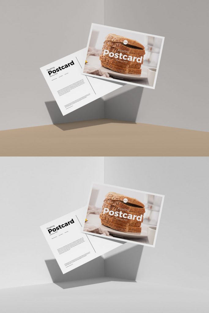 Free Stylish Brand Post Card Mockup PSD - Graphic Google - Tasty ...