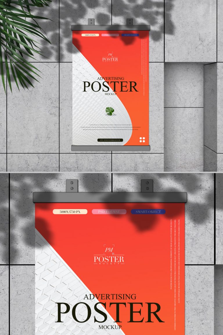 Free Outdoor Building Advertising Poster Mockup PSD - Graphic Google ...