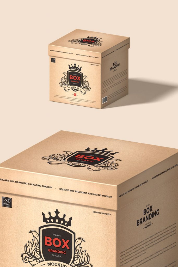Free Brand Box Packaging Mockup - Graphic Google - Tasty Graphic ...