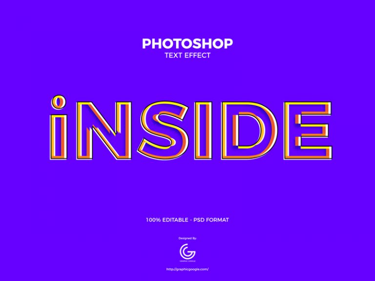Free Inside Photoshop Text Effect - Graphic Google - Tasty Graphic ...