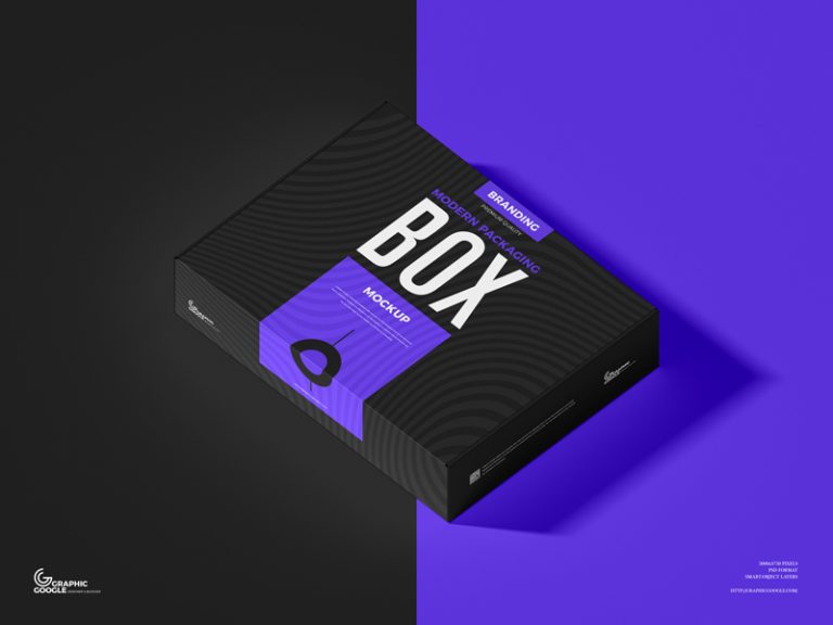 Free Modern Packaging Box Mockup - Graphic Google - Tasty Graphic ...