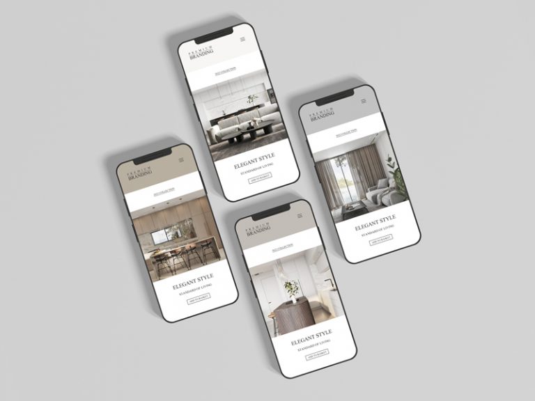 Free Premium Smartphone Branding Website Mockup - Graphic Google ...