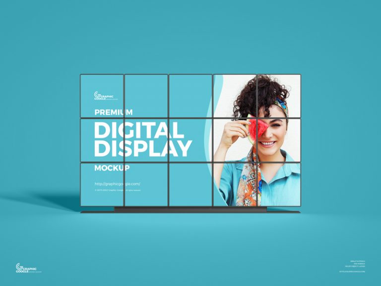 Free Premium Digital Display Mockup - Graphic Google - Tasty Graphic ...