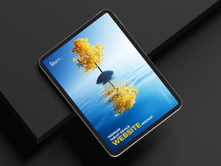 Free Premium Tablet Device Website Mockup - Graphic Google - Tasty ...