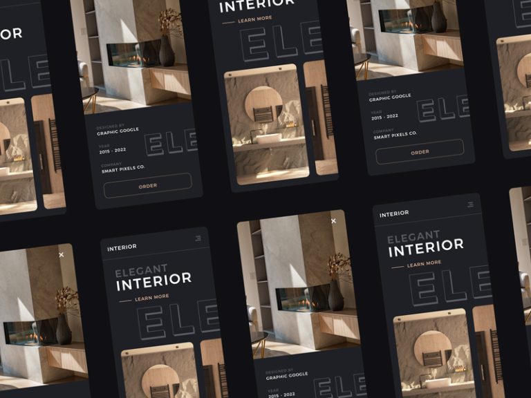 Free Elegant Interior UI Design PSD - Graphic Google - Tasty Graphic ...