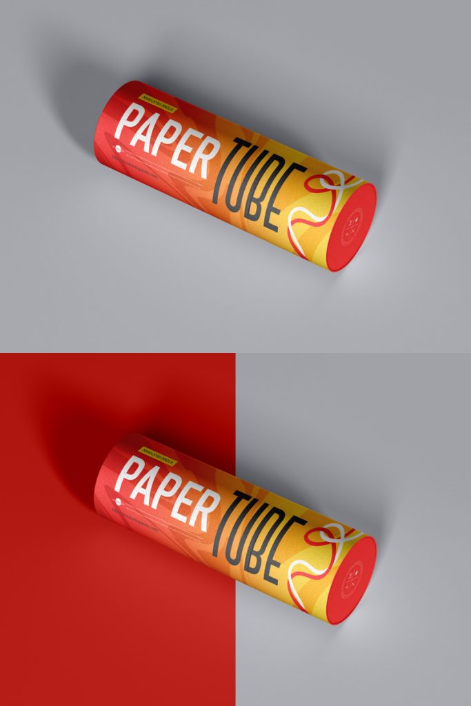 Free Packaging Paper Tube Mockup PSD - Graphic Google - Tasty Graphic ...