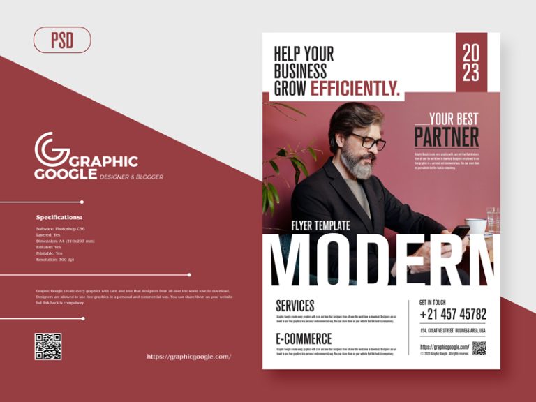 Free Flyer Template Vol 1 - Graphic Google - Tasty Graphic Designs ...