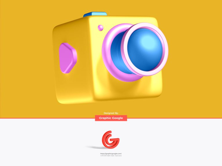 Free PSD 3D Dynamic Camera Icon - Graphic Google - Tasty Graphic ...