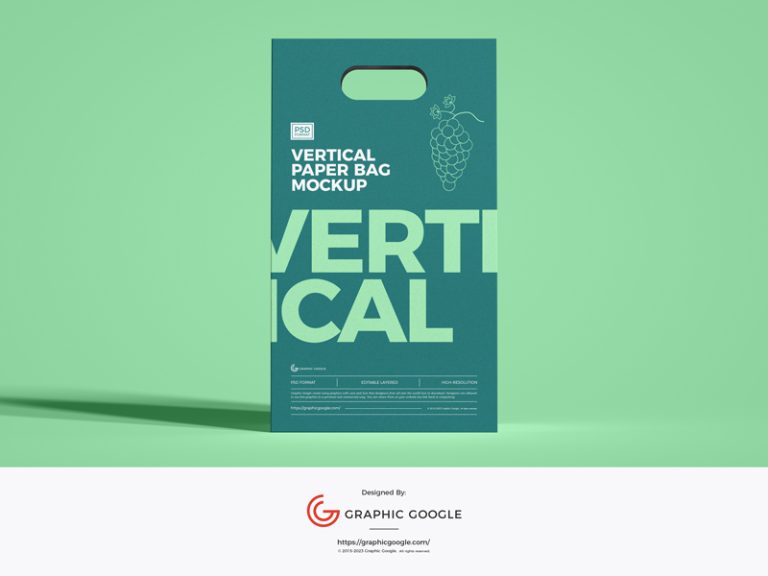 Free Vertical Paper Bag Mockup - Graphic Google - Tasty Graphic Designs ...