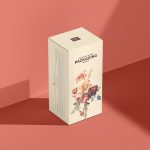 Free Desktop LCD & LED Packaging Box with Handle Mockup