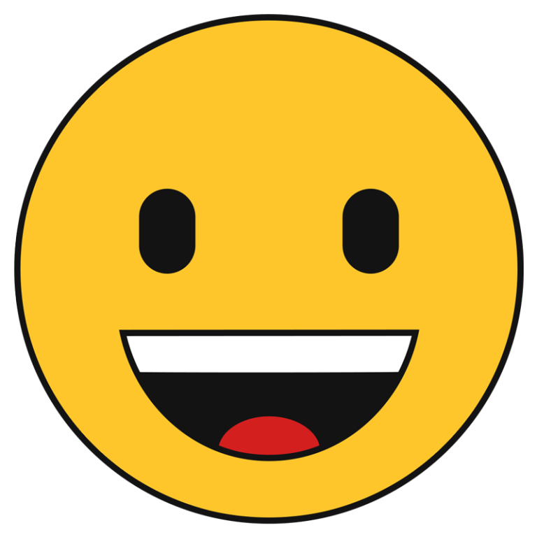Free Emoji Grinning Face & Grinning Face with Big Eyes PNG and PSD ...