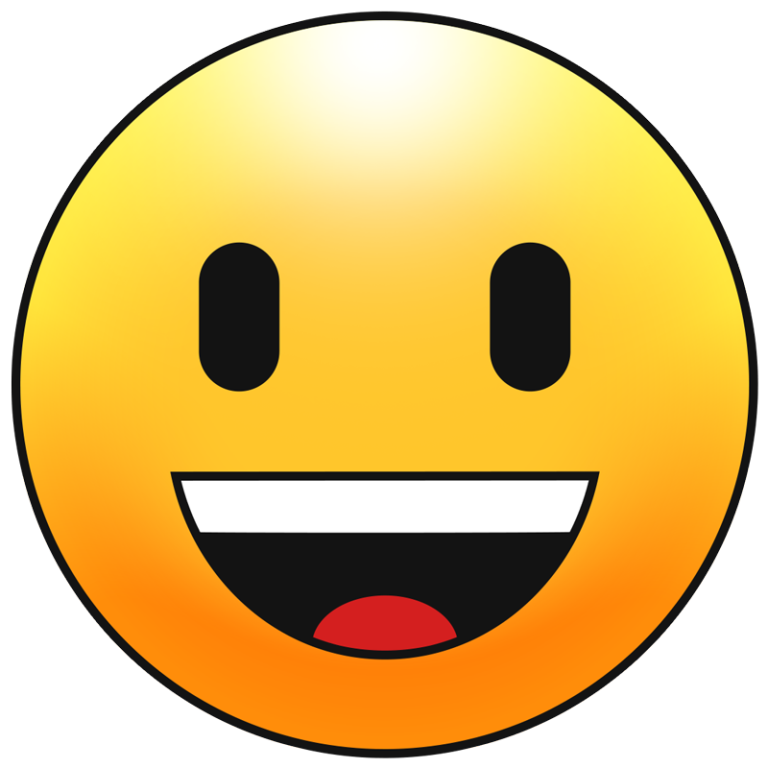 Free Emoji Grinning Face & Grinning Face with Big Eyes PNG and PSD ...